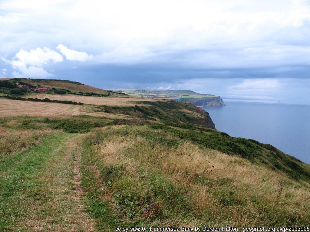 Walk the England Coast Path - Cleveland Way Sandsend to Saltburn | Walk ...